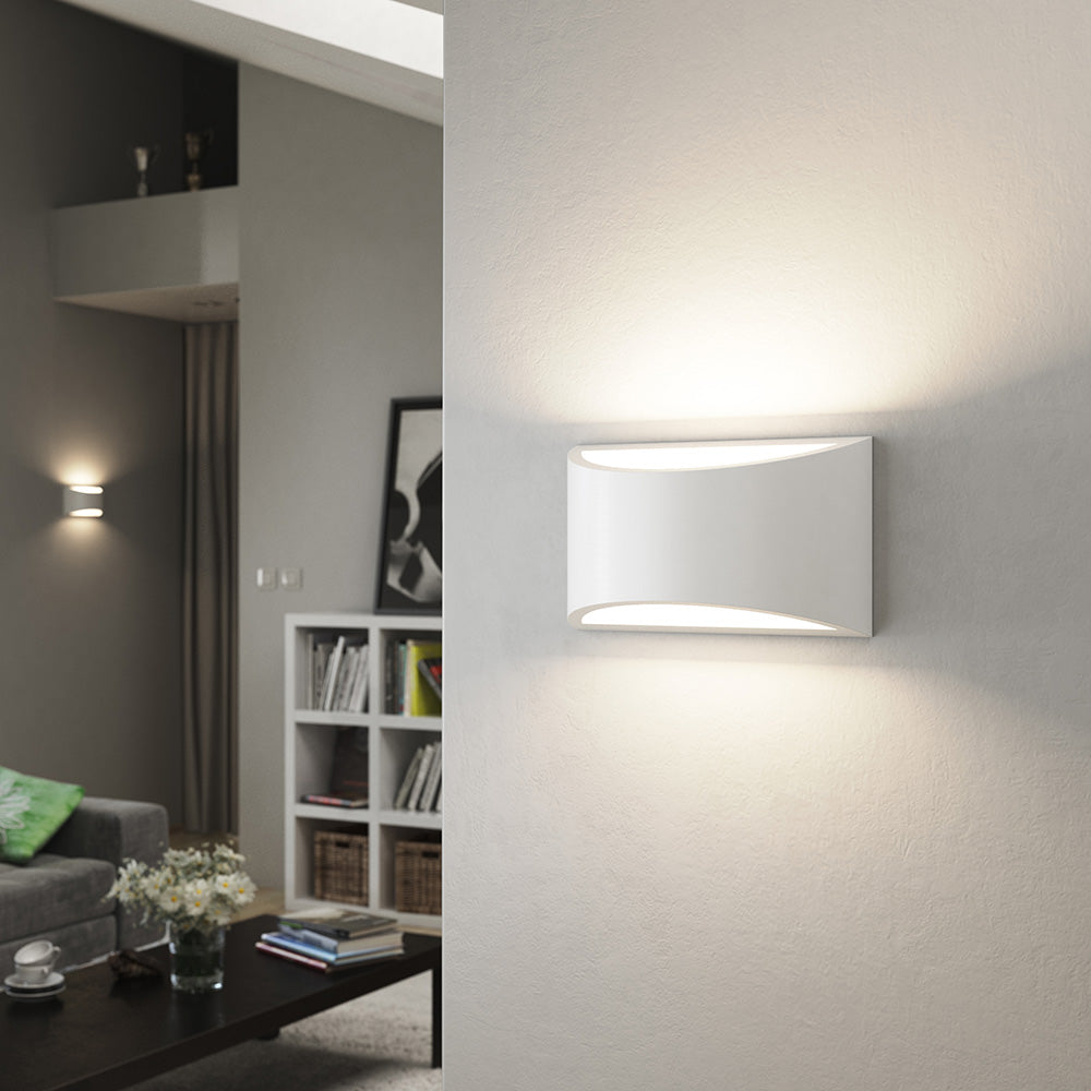Plaster Wall Lights | Paintable Plaster Wall Lights | LightHub Direct