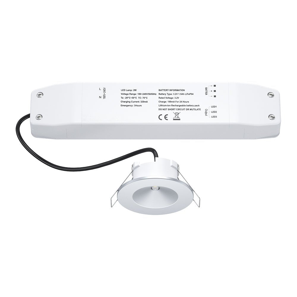 AXIO LED Mini Pin Spot Light Recessed Downlight | 3hr Emergency ...