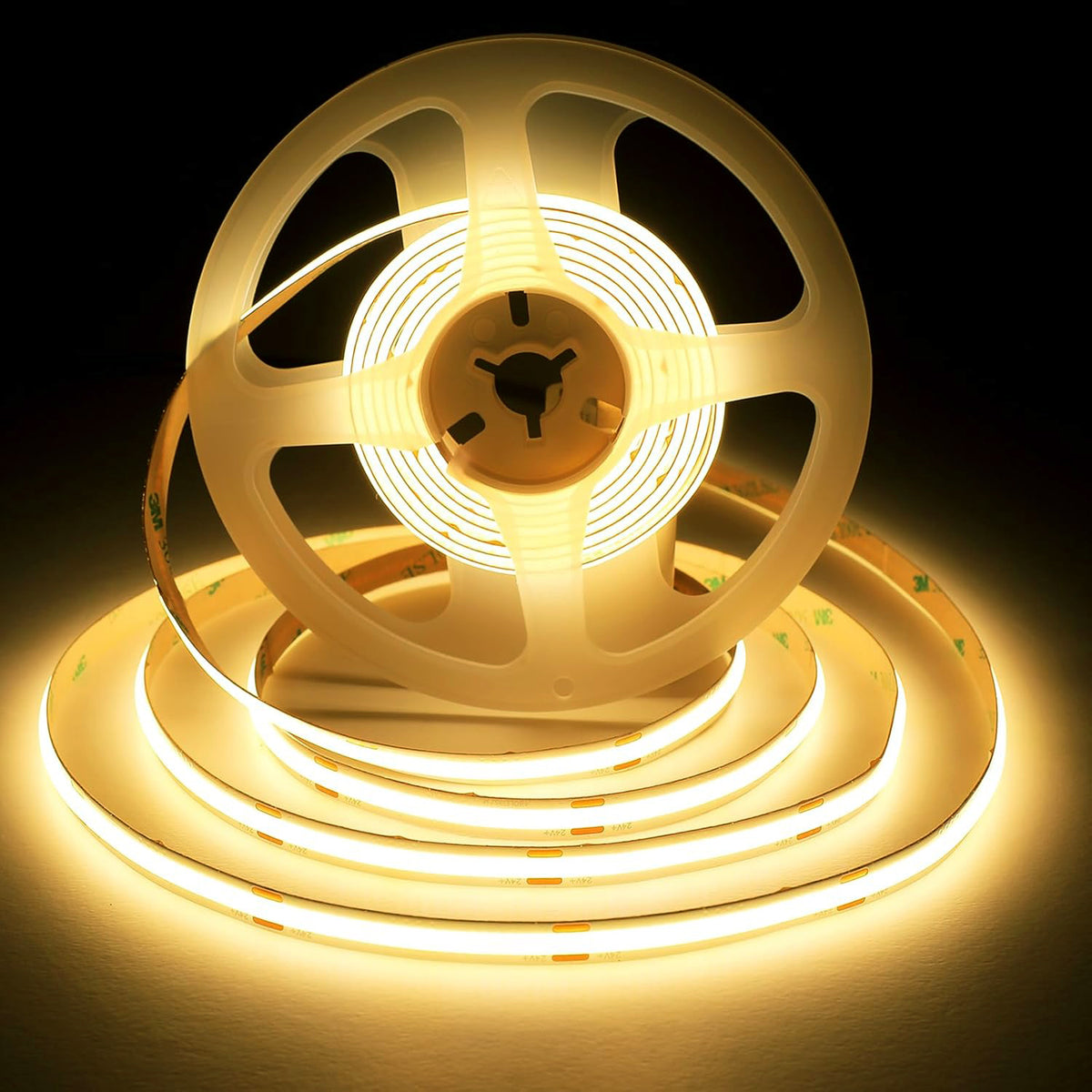 24V 5W Seamless LED Tape 3000K | Warm White, Flexible & Cuttable | In ...