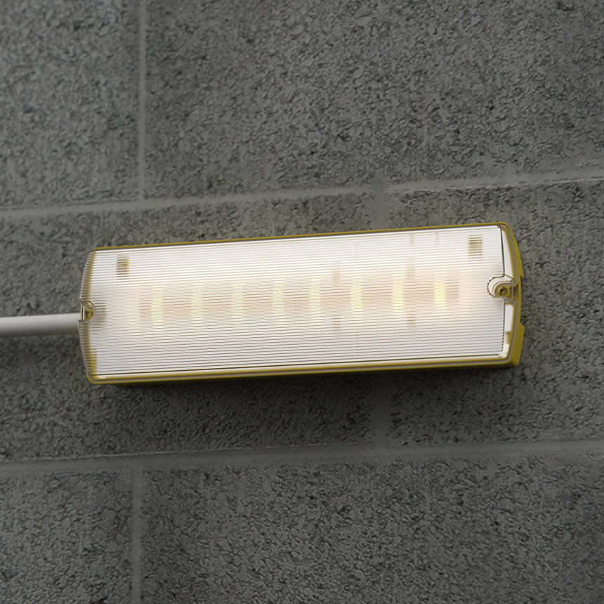 APEX 110V Rectangle Fire Exit Bulkhead Light Fitting | 3hr Emergency ...