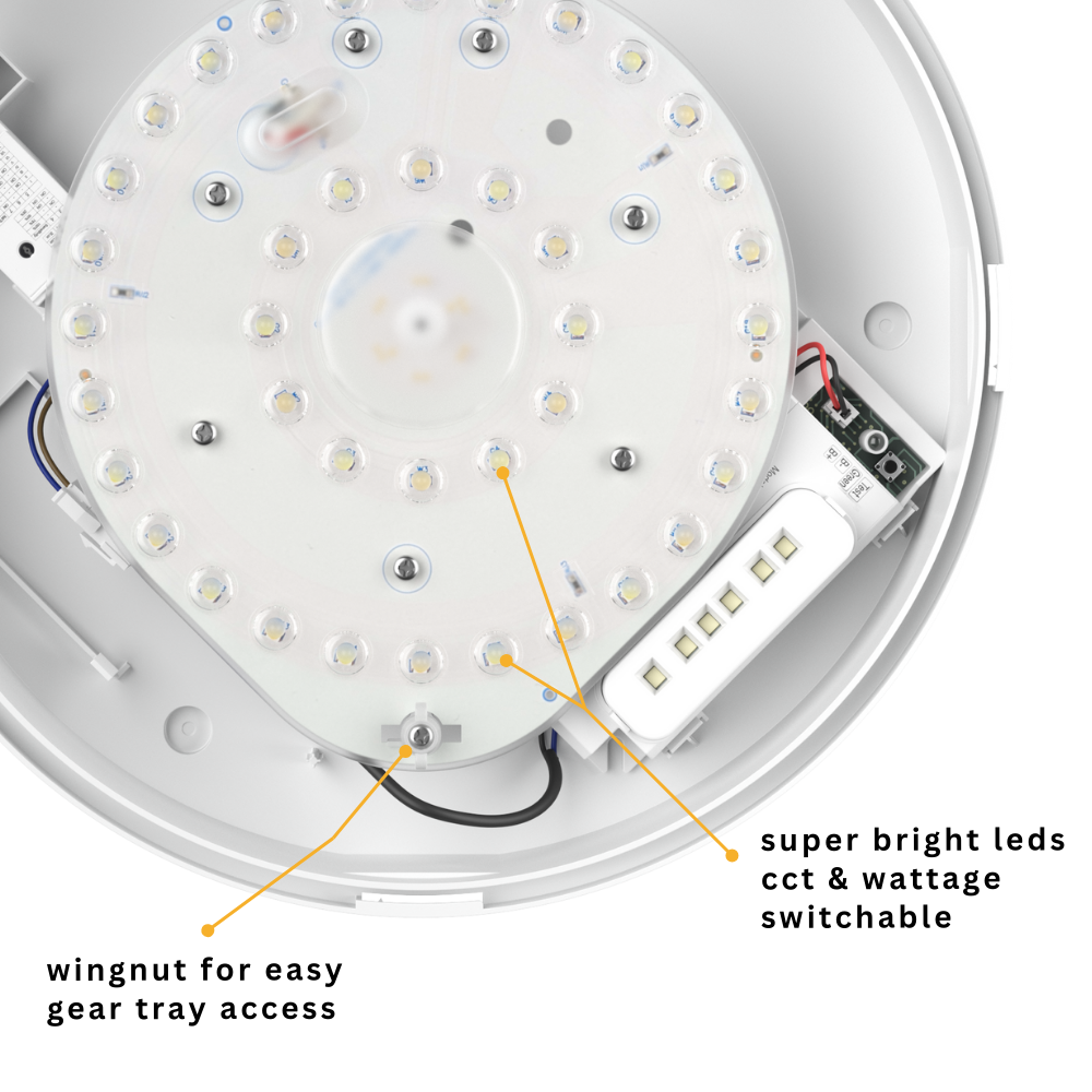 Emergency Bulkhead Lights | LED Emergency Bulkhead Lighting – LightHub Direct