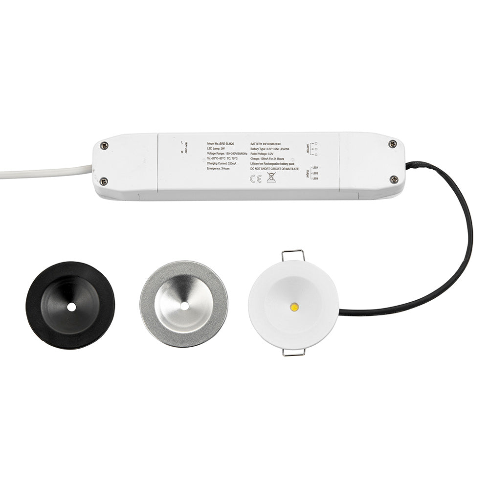 AXIO LED Mini Pin Spot Light Recessed Downlight | 3hr Emergency ...