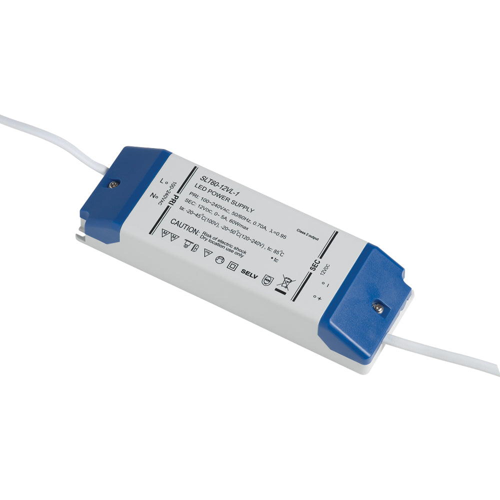 Compact LED Driver Power Supply for LED Tape | 24V 60W | JB6 Junction ...