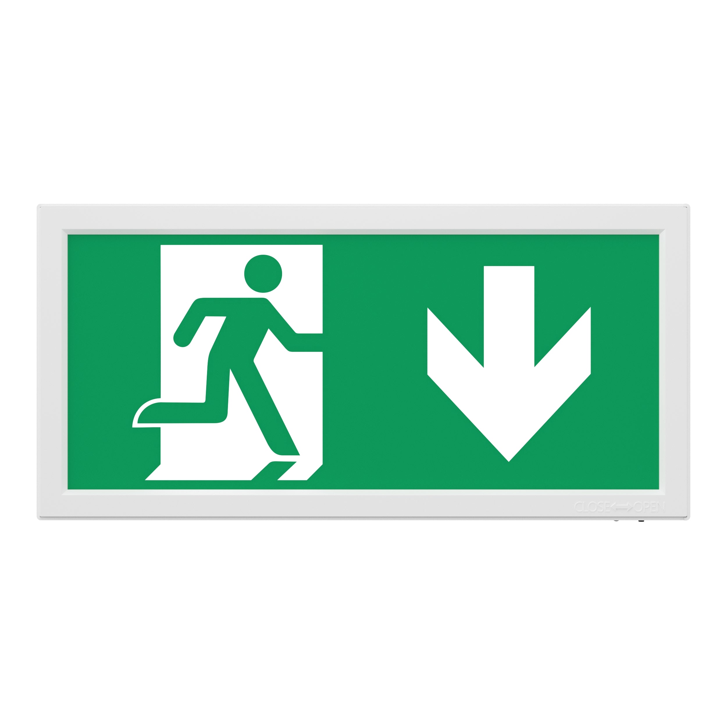 EDGE Fire Exit Box Slim Over Door LED Sign Light | 3hr Emergency ...