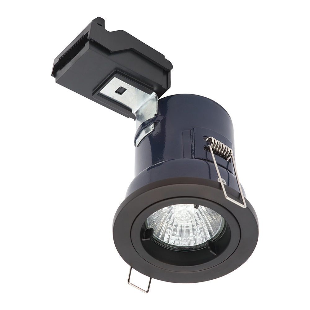 Buy Black Fire Rated Fixed GU10 Downlights | In Stock Now – LightHub Direct