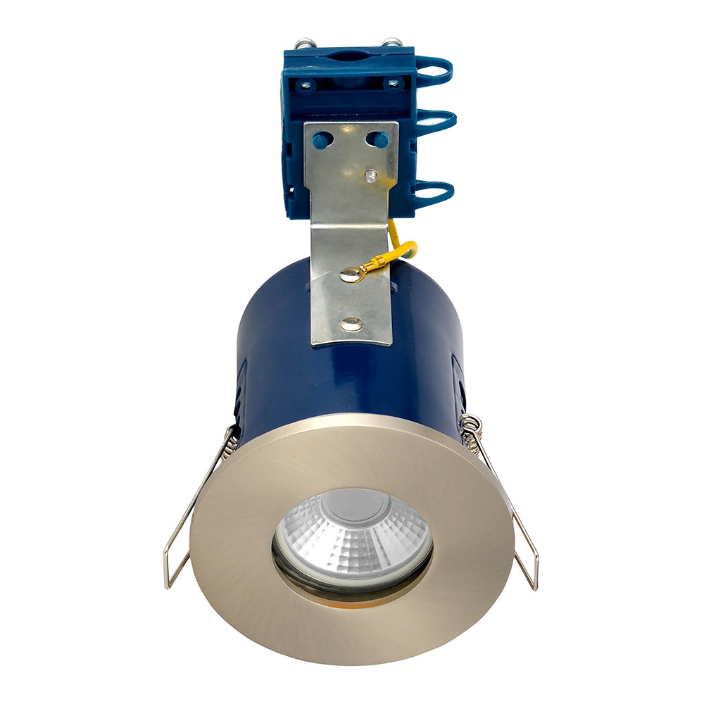 Buy Brushed Chrome Fire Rated Showerlight GU10 Downlights | In Stock ...