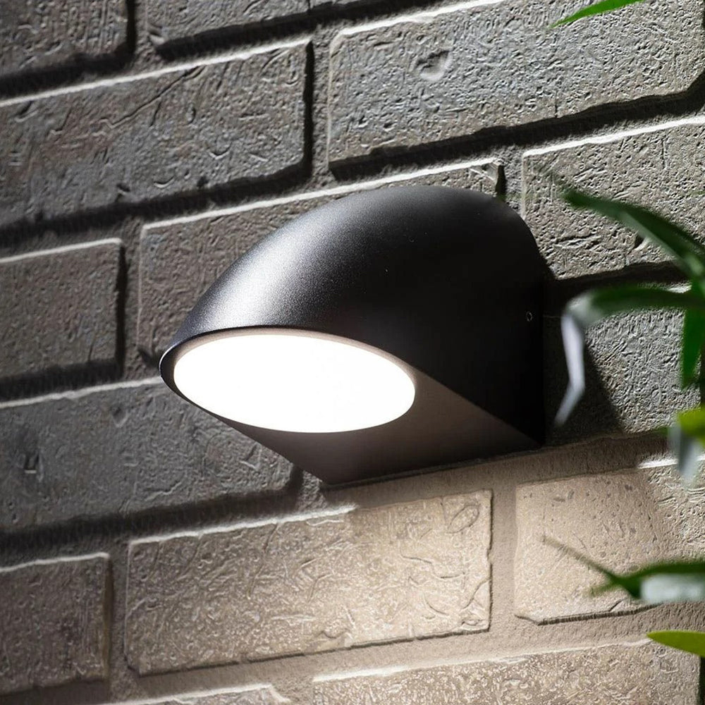 REIMS Outdoor Wall Down Light 5.4W LED IP54 Black | In Stock – LightHub ...