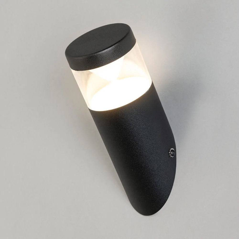 LED Outdoor Angled Up Lantern Wall Light IP44 Black | In Stock ...