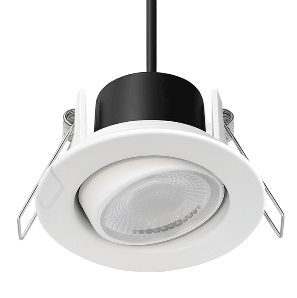 Fire Rated Tilt Adjustable Dimmable 3000K LED Downlight IP65 | In Stock ...