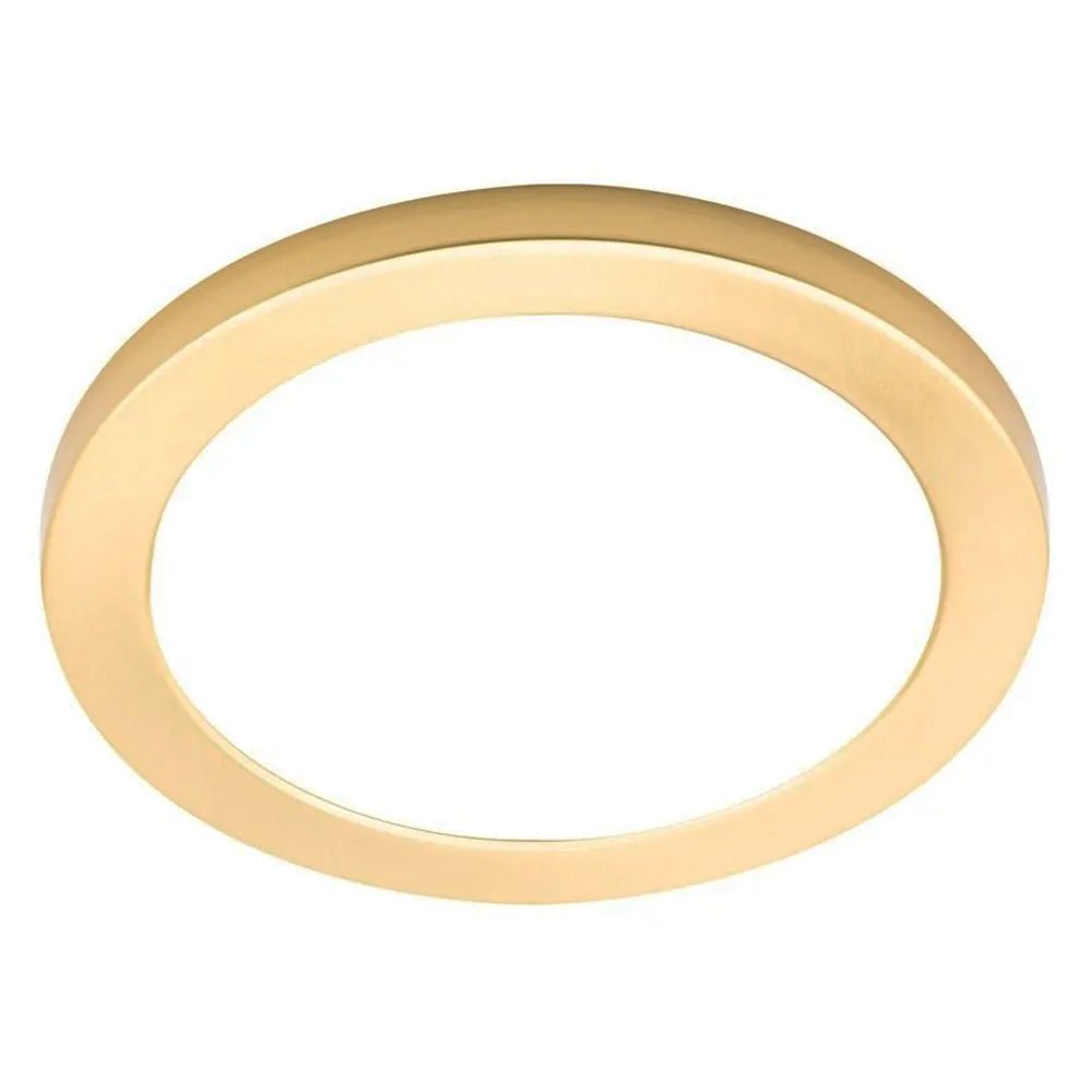 CCT LED Slim Adjustable Recesss / Surface Round Panel Brass | In Stock ...