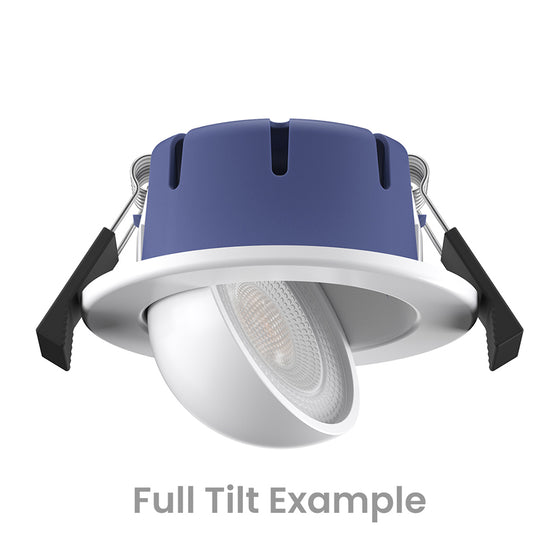 Buy IP65 LED Tilt Fire Rated CCT Dimmable White Downlight | In Stock ...