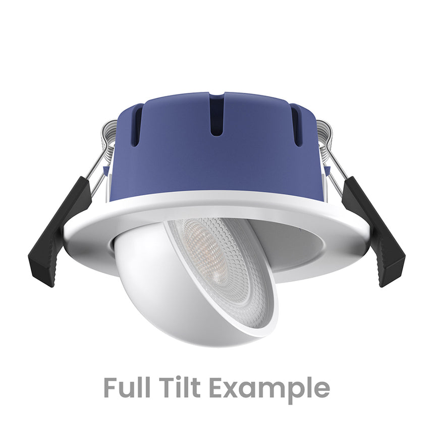 Buy IP65 LED Tilt Fire Rated CCT Dimmable White Downlight | In Stock ...