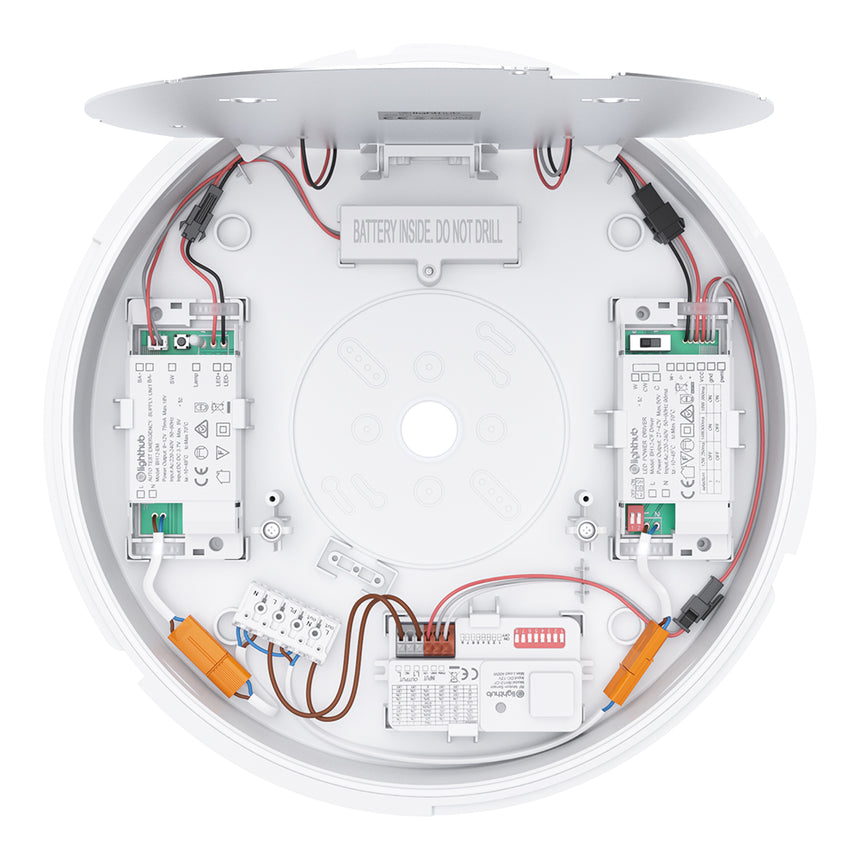 EUSTON TRINITY LED Switchable Colour & Wattage Bulkhead | Emergency ...