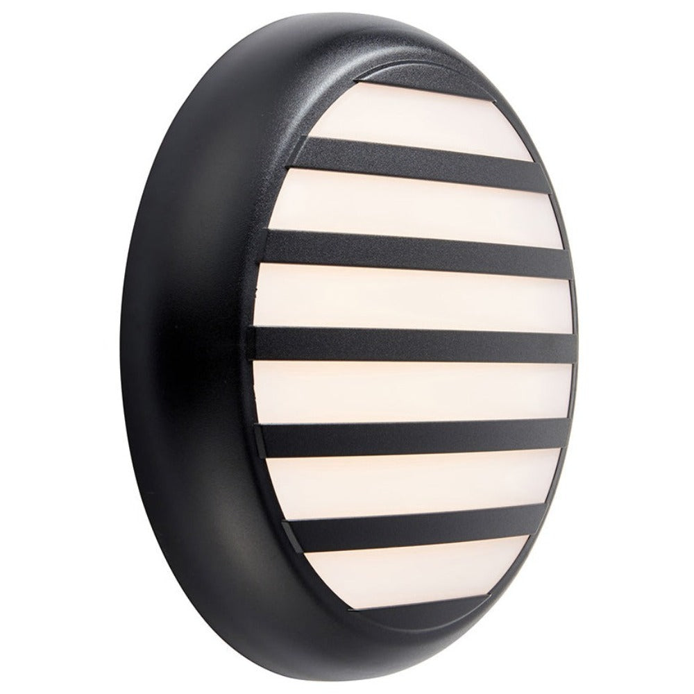 ACTON 18W CCT LED Slim Black Grill Bulkhead Light | In Stock Now– LightHub Direct