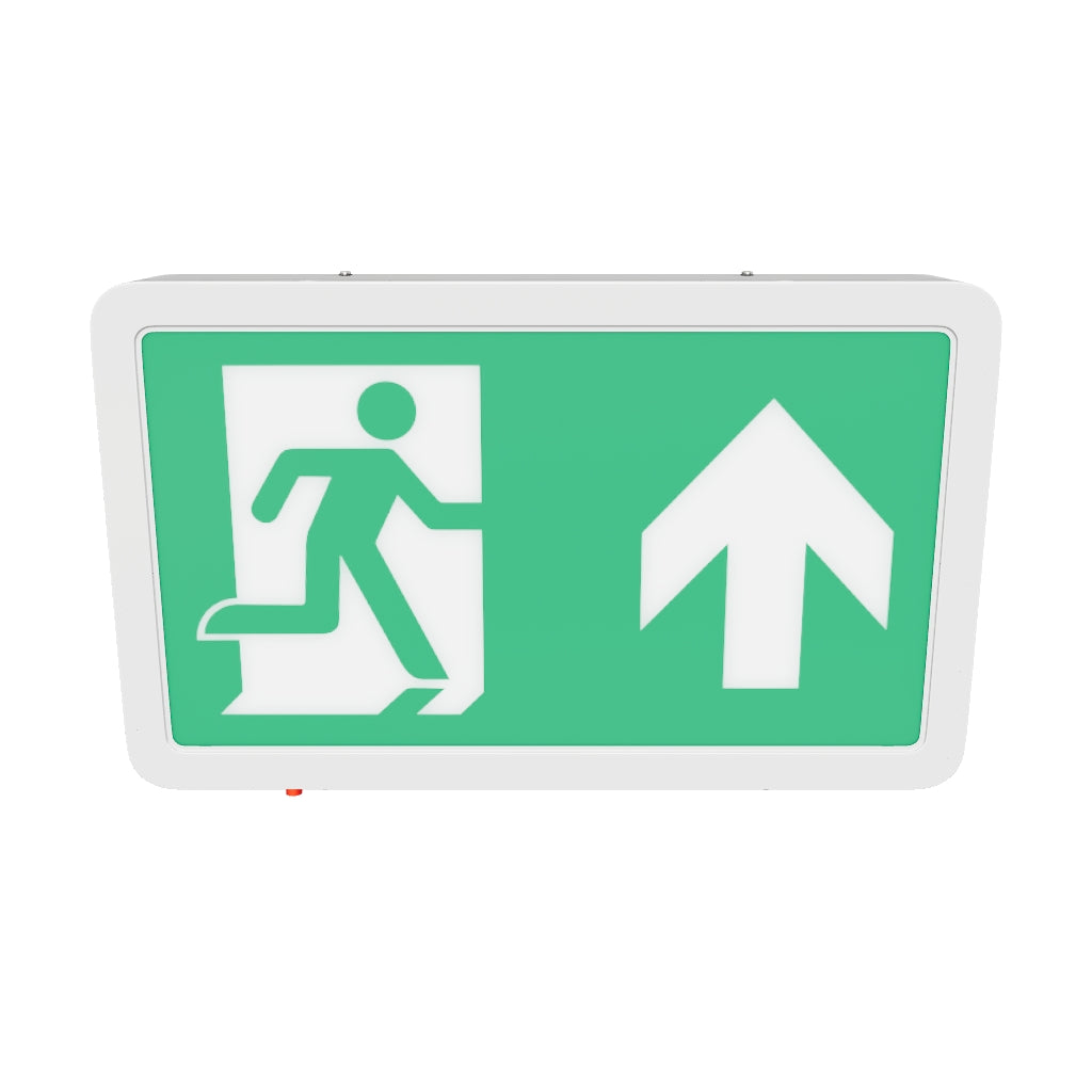Over Door LED Illuminated Maintained Fire Exit Box | 3hr Emergency ...