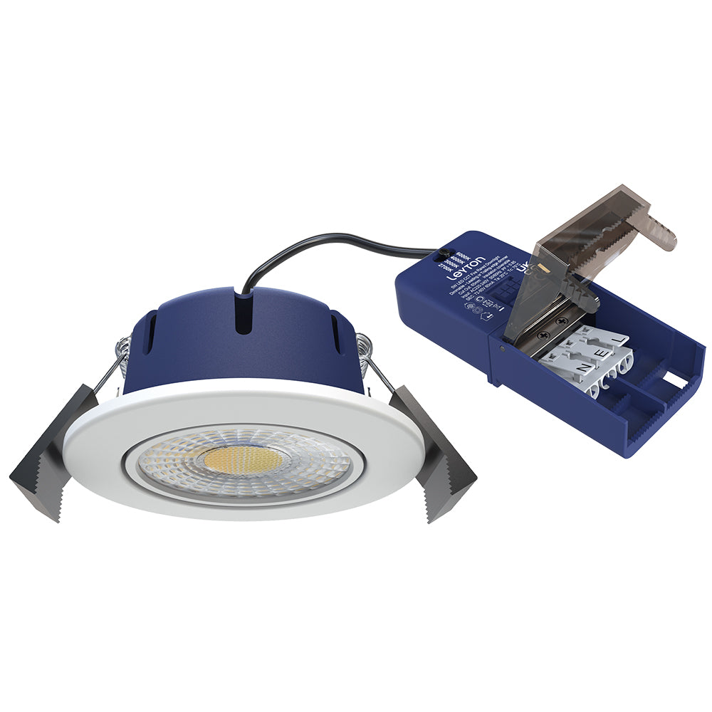 Buy IP65 LED Tilt Fire Rated CCT Dimmable White Downlight | In Stock ...