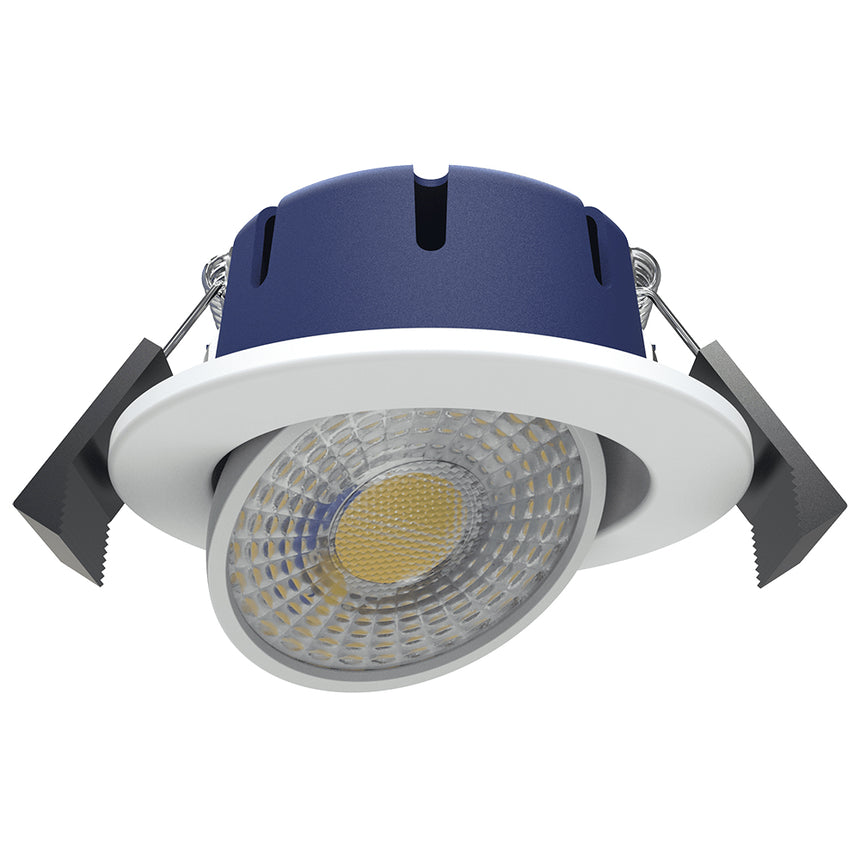 Buy IP65 LED Tilt Fire Rated CCT Dimmable White Downlight | In Stock ...