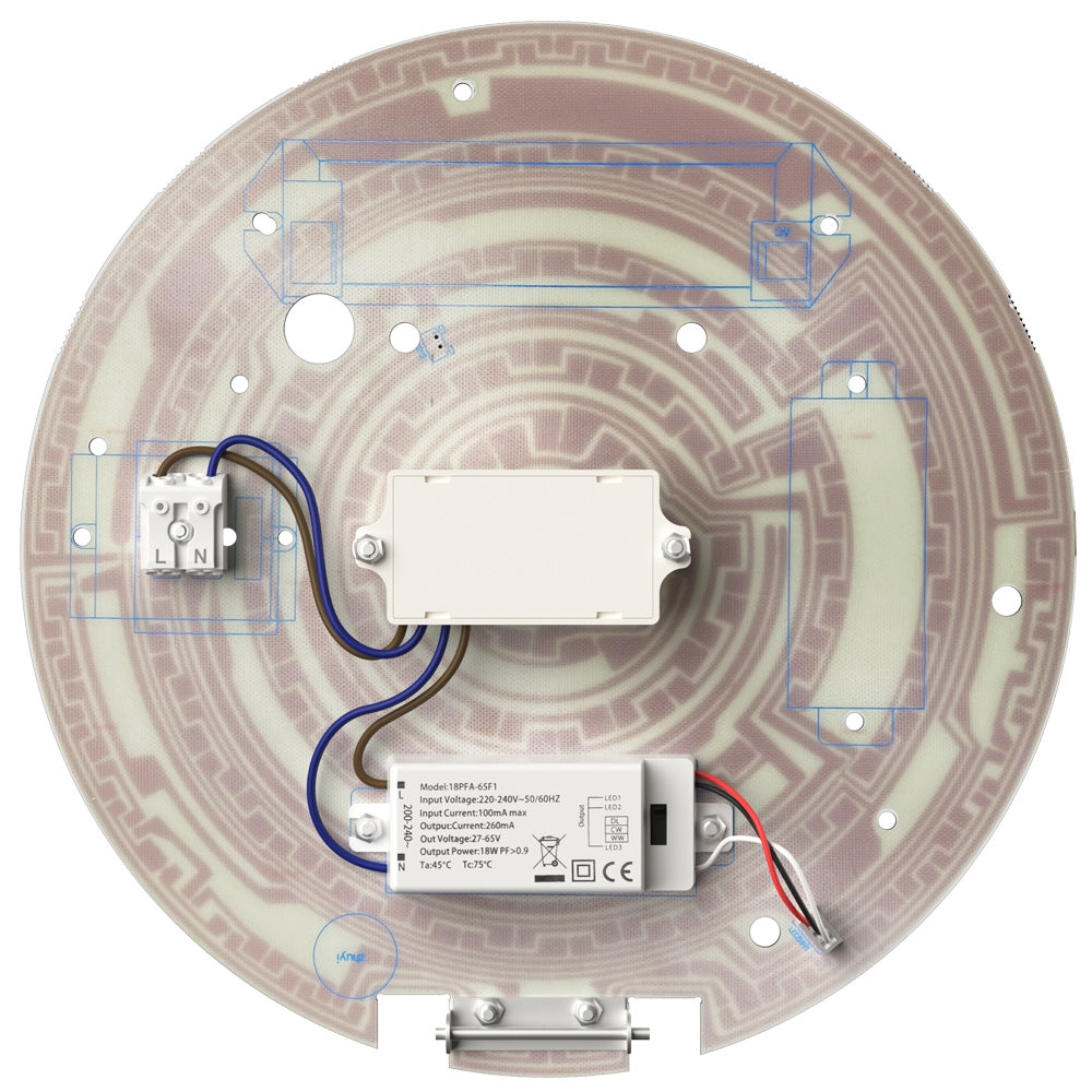 BALHAM 18W LED CCT Tri-Colour IP65 Bulkhead Light | Microwave Sensor– LightHub Direct