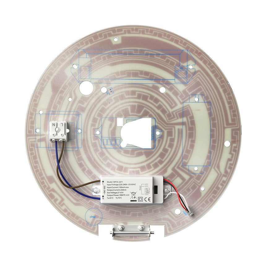 BALHAM Drum Bulkhead Light Fitting | LED 18W CCT Tri-Colour IP65 ...