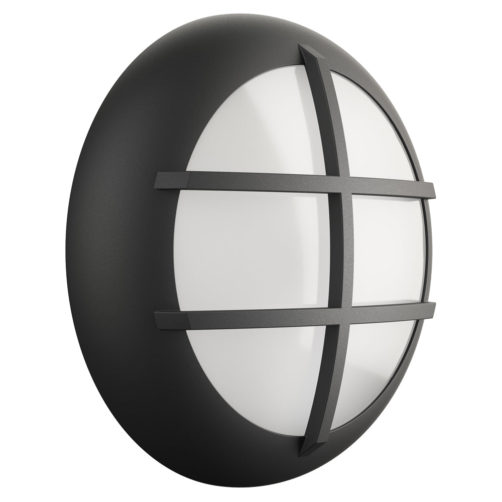 BALHAM IP65 Black LED Caged Sensor CCT Bulkhead | Fast Dispatch ...