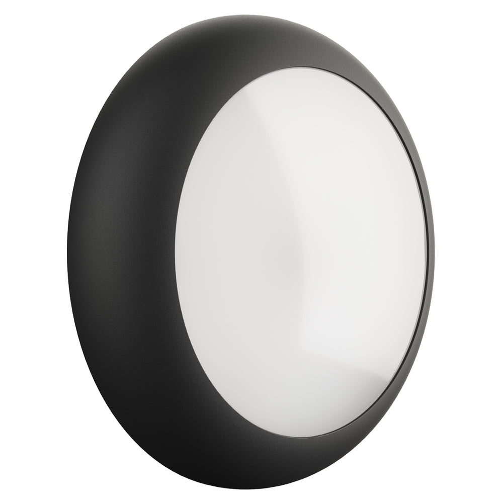18W CCT LED Slim Black Eyelid Sensor Bulkhead Light | In Stock Now – LightHub Direct