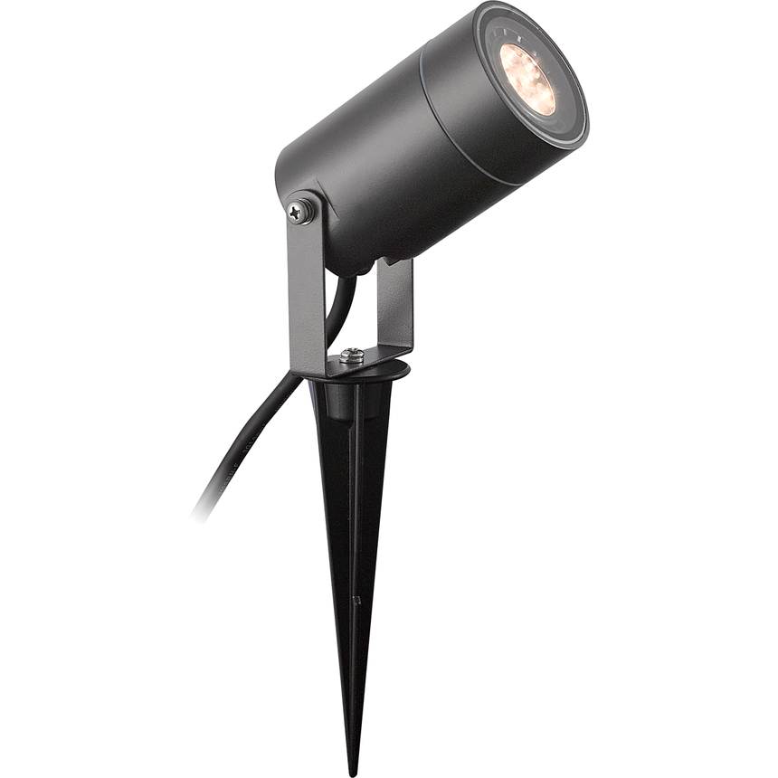 GU10 LED IP65 Outdoor Spike Garden Ground / Wall Adjustable Spot Light ...