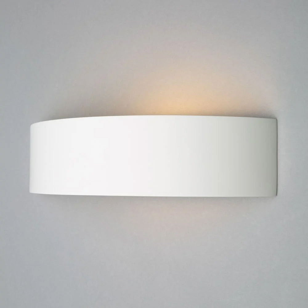 Rectangle E14 Paintable Wall Plaster Uplighter Fitting | Up Down Light ...