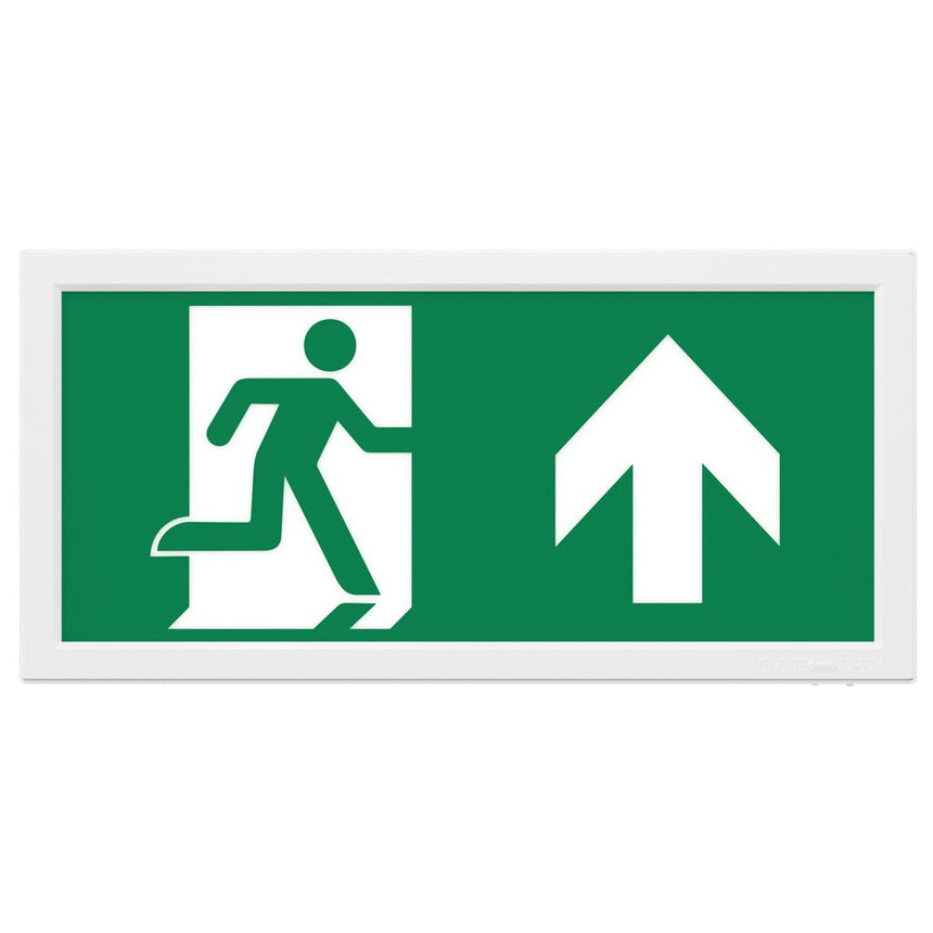 EDGE Fire Exit Box Slim Over Door LED Sign Light | 3hr Emergency ...