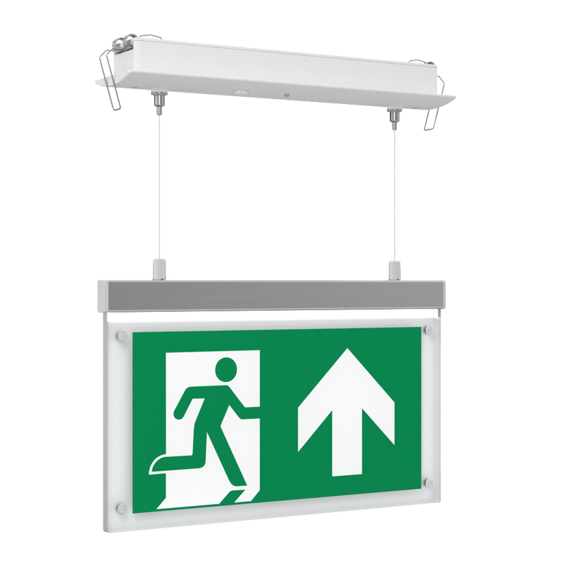 LED Emergency Fire Exit Sign – Recessed Suspended Ceiling Fitting | 3hr ...