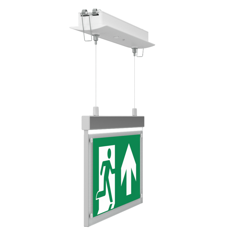 LED Emergency Fire Exit Sign – Recessed Suspended Ceiling Fitting | 3hr ...
