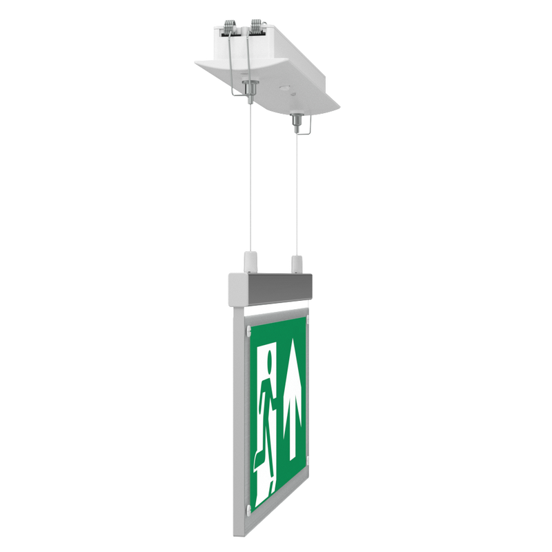 LED Emergency Fire Exit Sign – Recessed Suspended Ceiling Fitting | 3hr ...