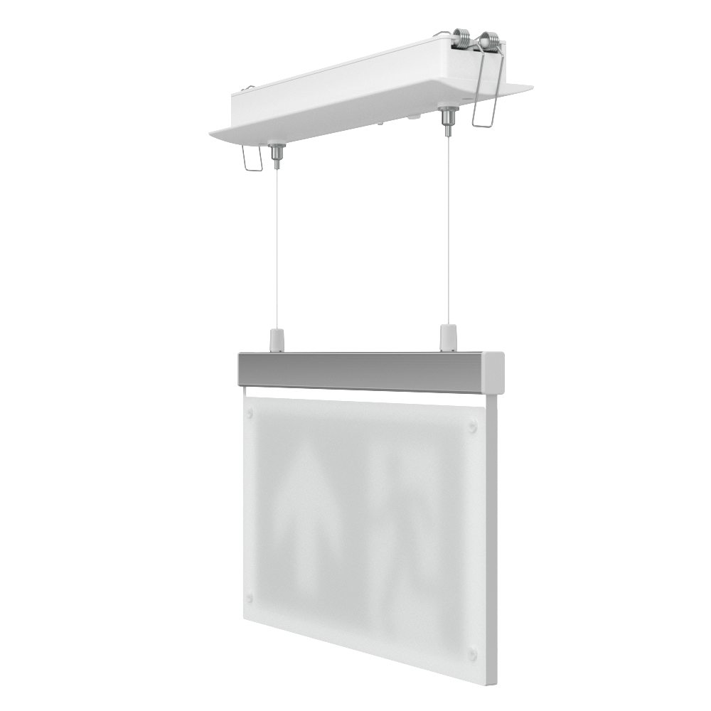 LED Suspended Fire Exit Wall Ceiling Running Man Light | 3hr Emergency ...