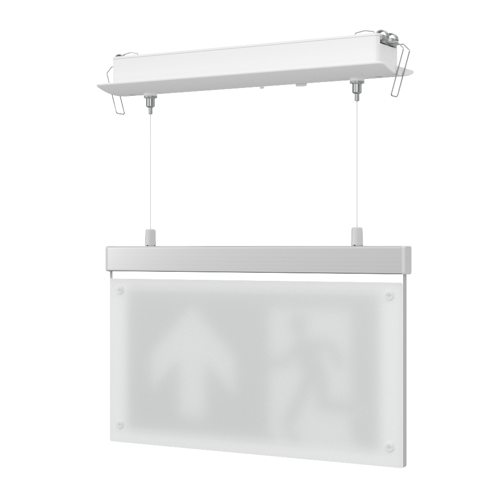 LED Suspended Fire Exit Wall Ceiling Running Man Light | 3hr Emergency ...