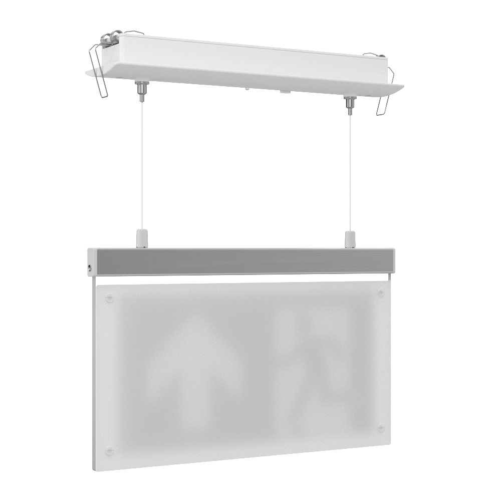 LED Suspended Fire Exit Wall Ceiling Running Man Light | 3hr Emergency ...