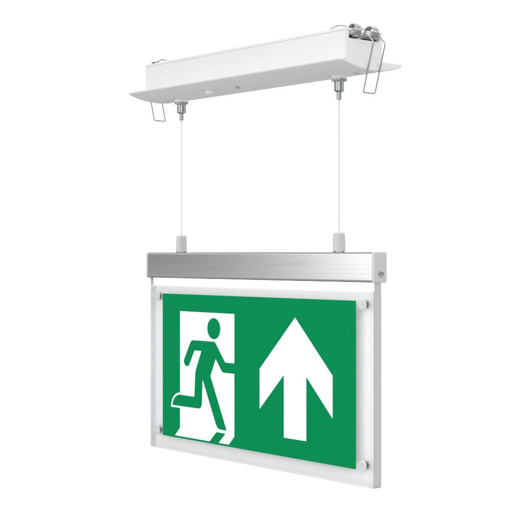 LED Suspended Fire Exit Wall Ceiling Running Man Light | 3hr Emergency ...