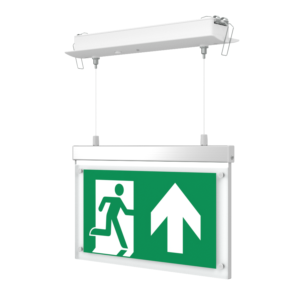 LED Suspended Fire Exit Wall Ceiling Running Man Light | 3hr Emergency ...