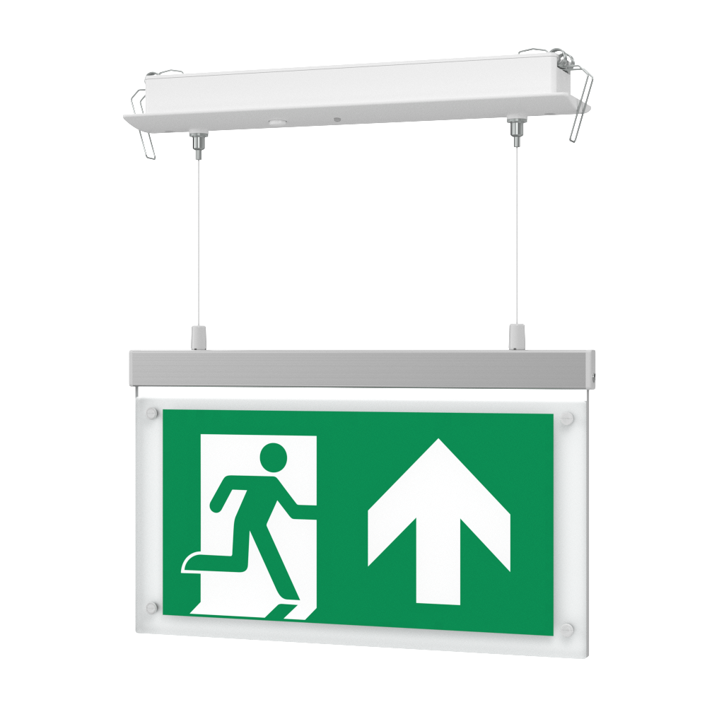 LED Suspended Fire Exit Wall Ceiling Running Man Light | 3hr Emergency ...