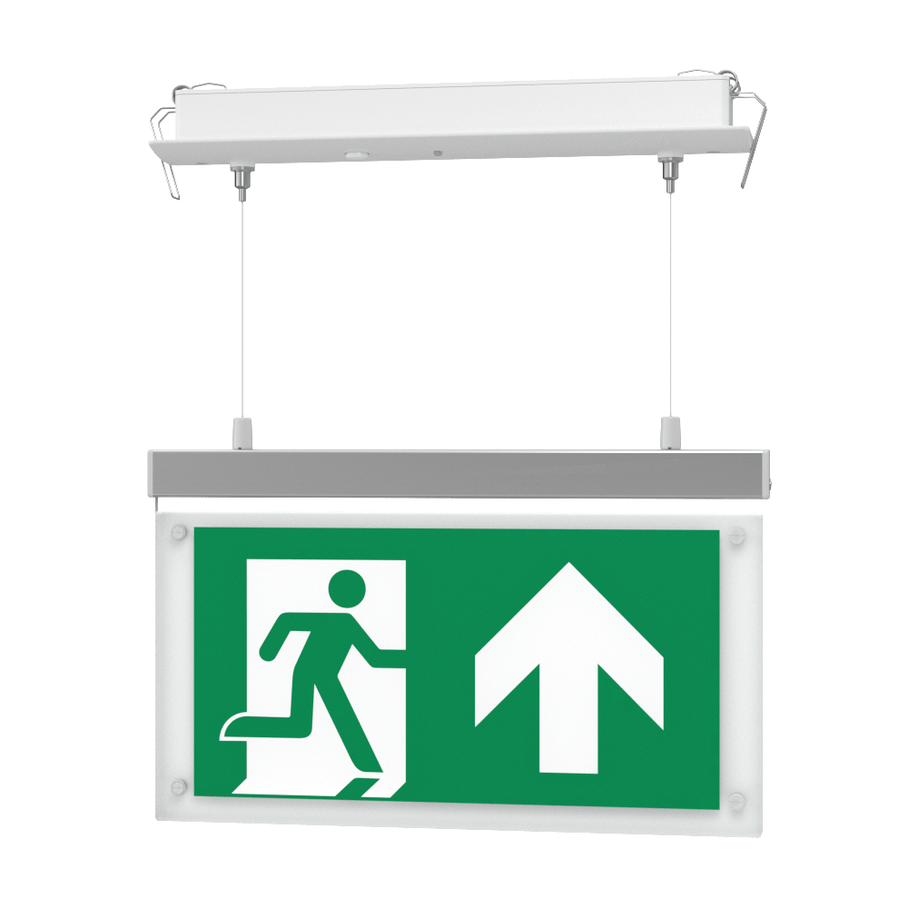 LED Suspended Fire Exit Wall Ceiling Running Man Light | 3hr Emergency ...
