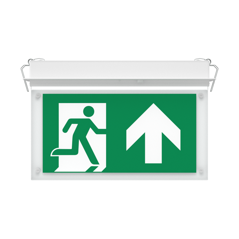 LED Recessed Fire Exit Wall Ceiling Running Man Light | 3hr Emergency ...