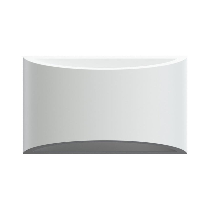ALPHA G9 LED Up Down Curved Plaster Uplighter Fitting | 3000K Warm ...