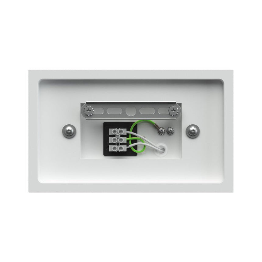 ALPHA G9 LED Up Down Curved Plaster Uplighter Fitting | 3000K Warm ...