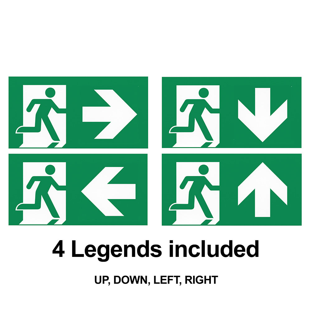 LED Suspended Fire Exit Wall Ceiling Running Man Light | 3hr Emergency ...