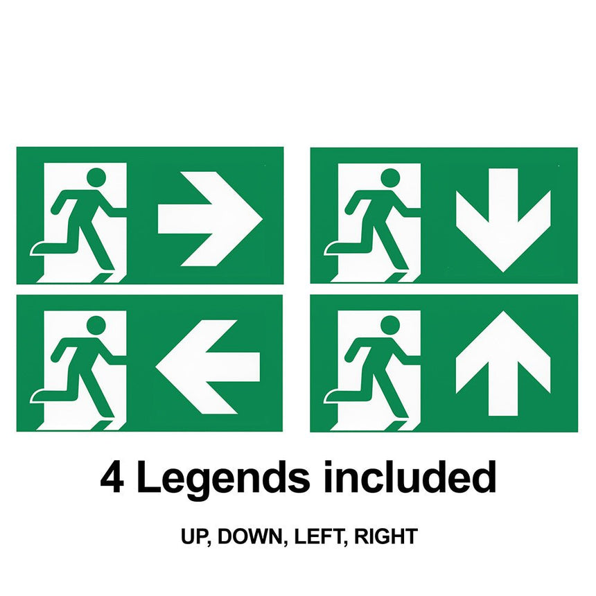 LED Suspended Fire Exit Wall Ceiling Running Man Light | 3hr Emergency ...