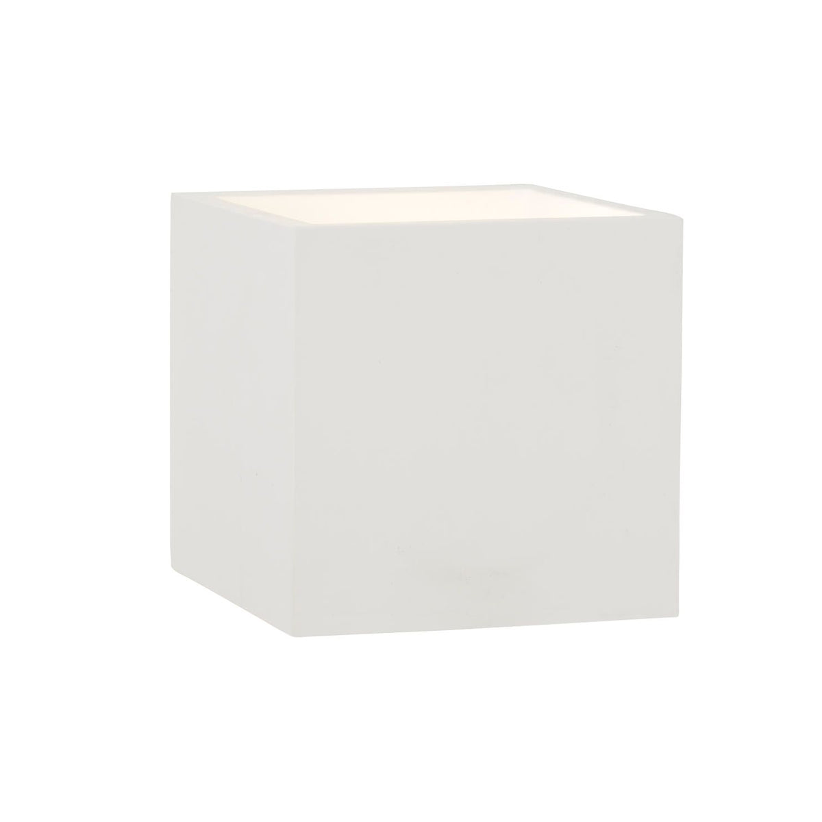 CUBE G9 Square Paintable Plaster Wall Uplighter Light | Up Down Light ...
